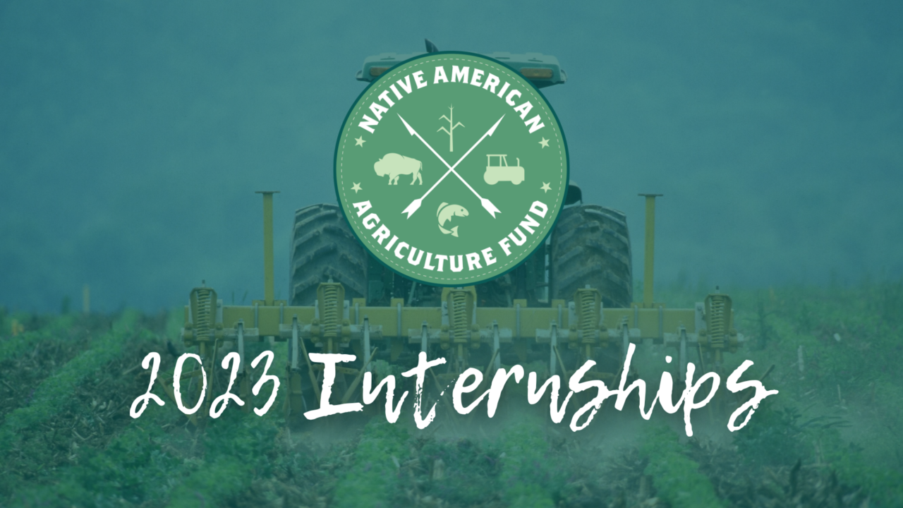 Native Youth at NAAF - Native American Agriculture Fund