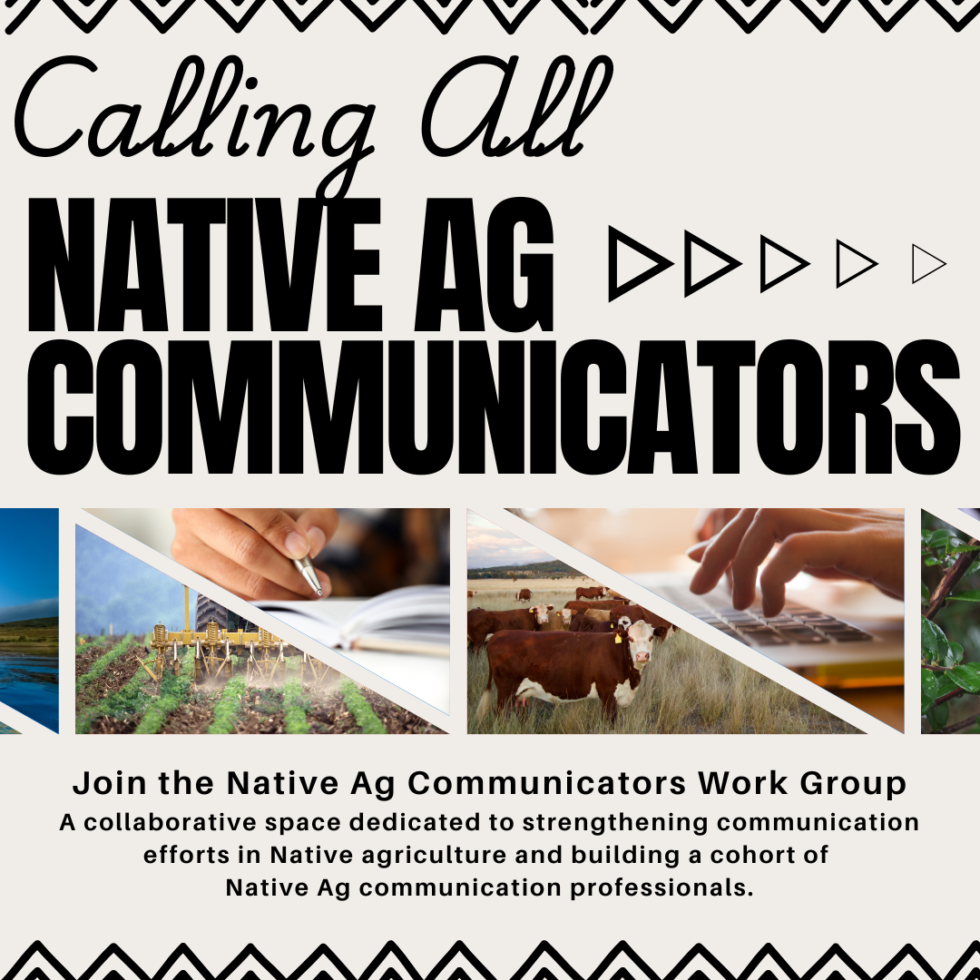 Native Ag Communicators Work Group - Native American Agriculture Fund